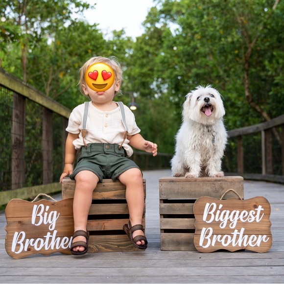Other | Big Brother And Biggest Brother Wooden Signs | Poshmark